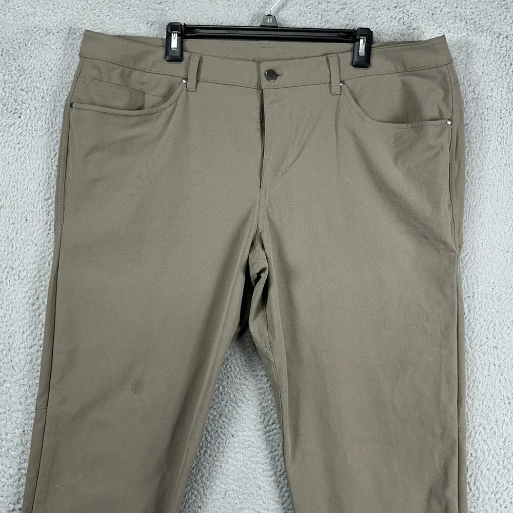 Pants | Lululemon Abc Mens Chino Pants 4 Olive Green Performance ...
